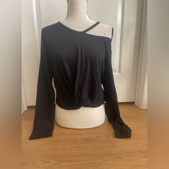 Express | Tops | Express Wrap Front Bottom Stylish Top | Poshmark